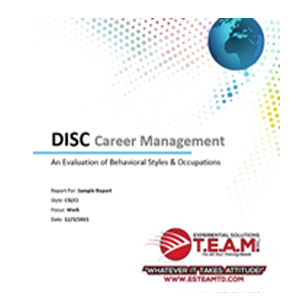 DISC Career Management Profile